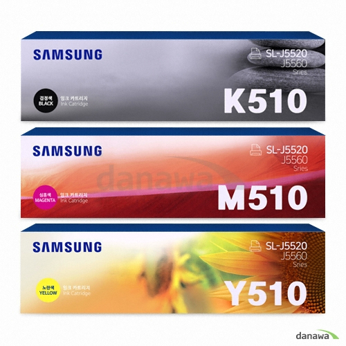 삼성전자 INK-K510+INK-M510+INK-Y510 검정+빨강+노랑 - 에누리 가격비교