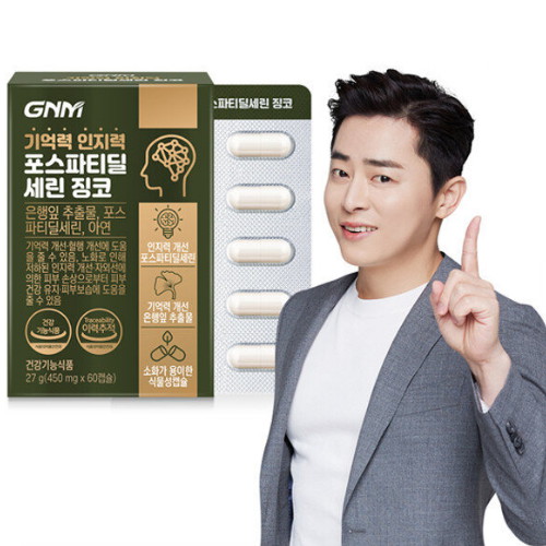 GNM자연의품격 기억력 인지력 포스파티딜세린 징코 500mg 60캡슐 [1개] - 에누리 가격비교