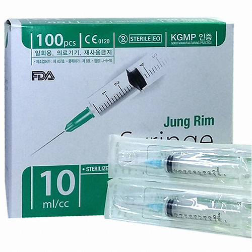 정림의료기 정림 일회용주사기 23G 10cc[100개] - 에누리 가격비교