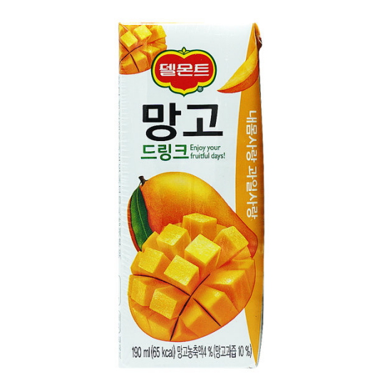 롯데칠성음료 델몬트 망고 드링크 190ml [96개] - 에누리 가격비교