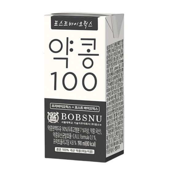 밥스누 포스트바이오틱스 약콩100 190ml [60개] - 에누리 가격비교