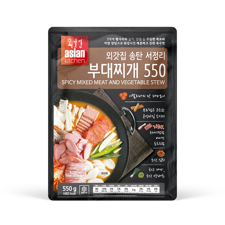 외갓집 송탄 서정리 부대찌개 550g [3개] - 에누리 가격비교