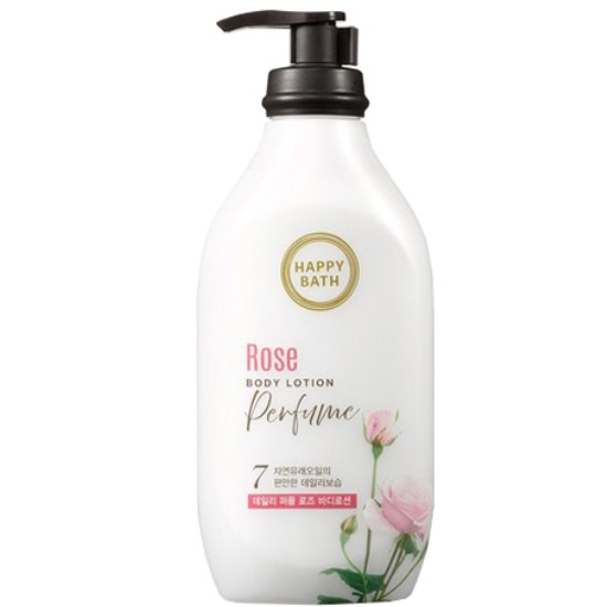 해피바스 데일리 퍼퓸 로즈 바디로션 450ml[1개] 에누리 가격비교