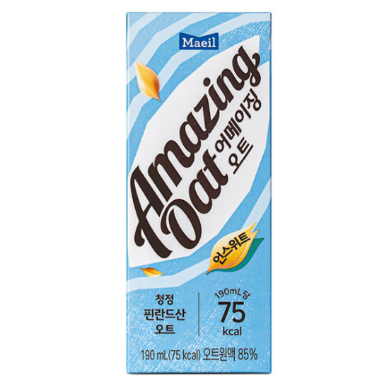 매일유업 어메이징 오트 언스위트 190ml [12개] - 에누리 가격비교