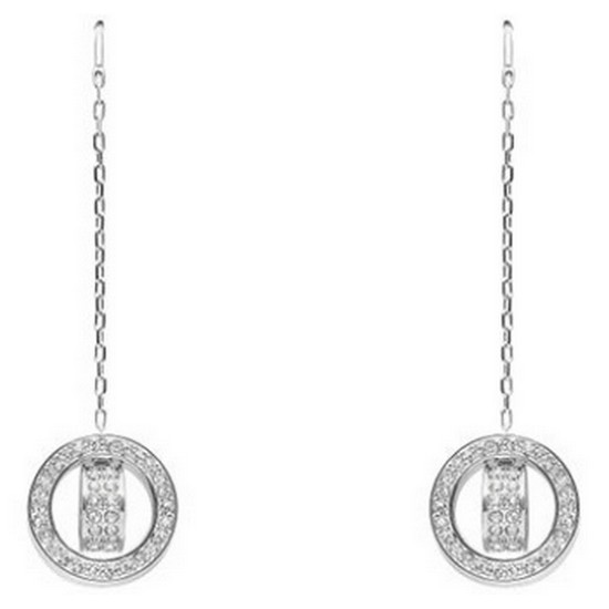 스와로브스키 Hollow 로듐 드롭 귀걸이 5636435 - 에누리 가격비교