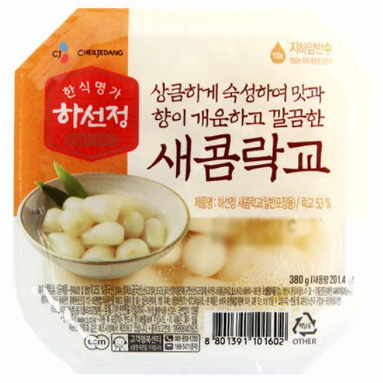 CJ제일제당 CJ 하선정 새콤락교 380G x 2개 - 에누리 가격비교