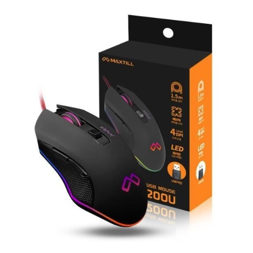 MAXTILL GM-GL200U 유선 게이밍 마우스 : 에누리 가격비교