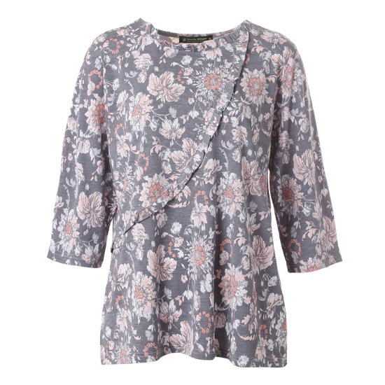 몬테밀라노 잔잔한 플라워 나염 티셔츠 MK206T3015 - 에누리 가격비교