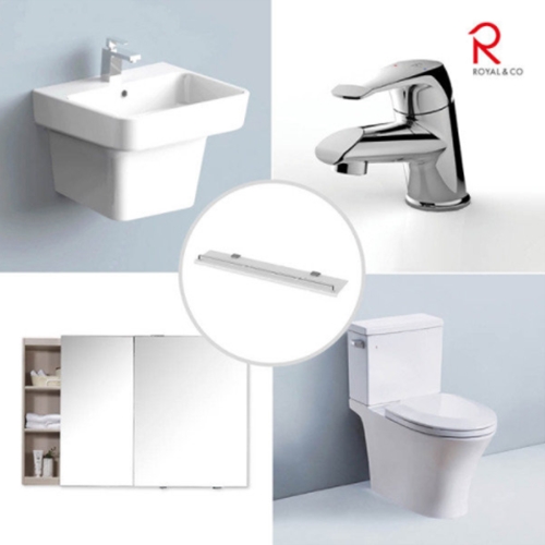 로얄앤컴퍼니 세미컬렉션D 양변기+세면기+수전+욕실장+선반 세트 : 에누리 가격비교