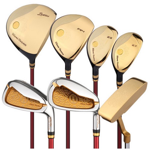 히토미혼마 프리미엄 골드헤드 여성용 풀세트 [12개 카본 정품] - 에누리 가격비교