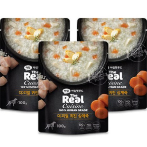 하림펫푸드 더리얼 퀴진 삼계죽 100g[3개] - 에누리 가격비교