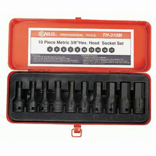 지니어스 육각 비트 소켓세트 TH-310M (10pcs) - 에누리 가격비교