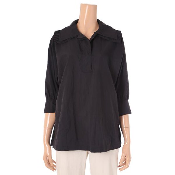 아이잗바바 BM5-E0-BL57 카라주름 포인트 블라우스 - 에누리 가격비교