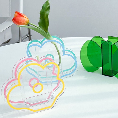 부카즈 bookaz 아크릴 화병 병 거실 오브제 유리 - 에누리 가격비교