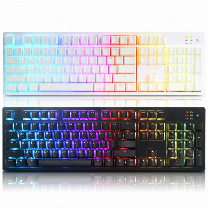 ABKO Hacker K995P V3 RGB PBT 무접점 [블랙, 45g] - 에누리 가격비교