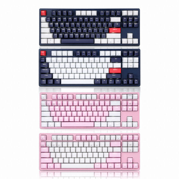 ABKO K611 텐키리스 카일광축 완전방수 축교환 게이밍 키보드 [핑크 V1,리니어] : 에누리 가격비교