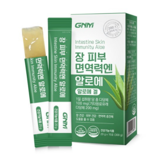 지엔엠라이프 GNM자연의품격 장 피부 면역력엔 알로에 알로에겔 20g 15포[3개] - 에누리 가격비교