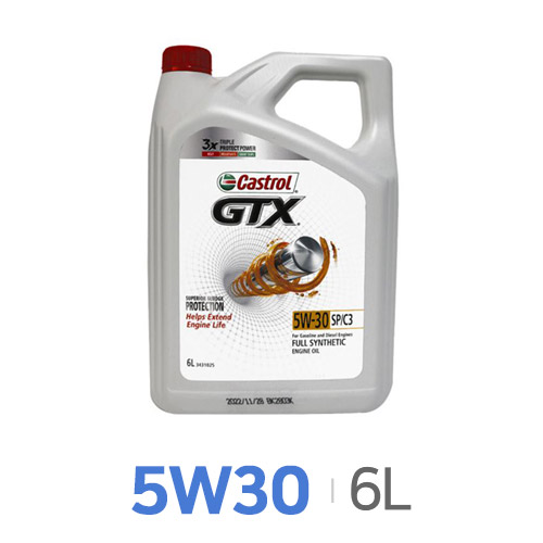 캐스트롤 GTX SP/C3 5W30 6L [1개] - 에누리 가격비교