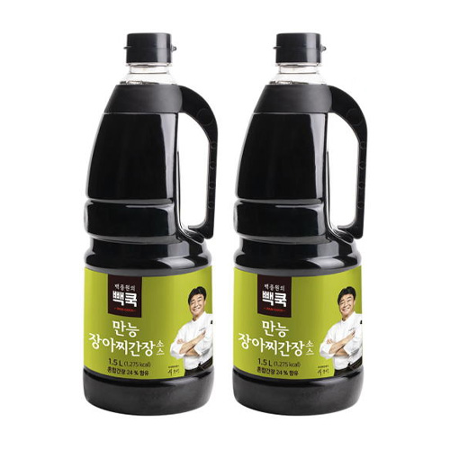 더본코리아 백종원의 만능 장아찌 간장소스 1 5l[2개] 에누리 가격비교