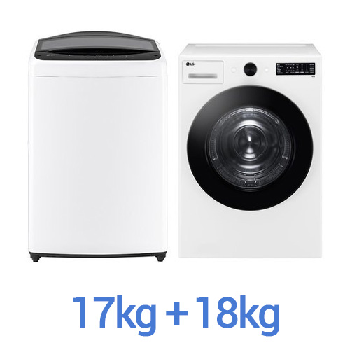 LG전자 통돌이 T17WX3 + 트롬 오브제컬렉션 RG18WN - 에누리 가격비교