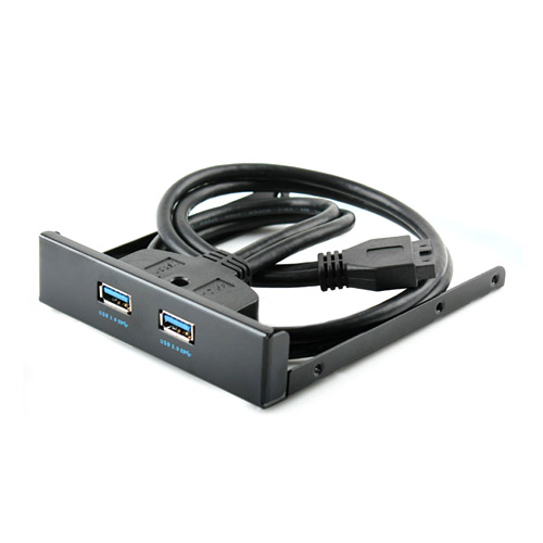 라이트컴 Coms USB 3.0 2포트 전면 가이드(3.5″ Bay) - 에누리 가격비교