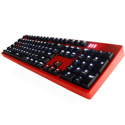 ABKO K660 액션 LED 이중사출키캡 레드 바디[청축(클릭)] - 에누리 가격비교