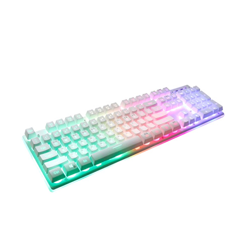 ABKO K140 레인보우 LED 게이밍 [화이트] - 에누리 가격비교