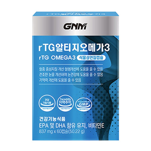 GNM자연의품격 알티지 오메가3 60캡슐 [1개] - 에누리 가격비교