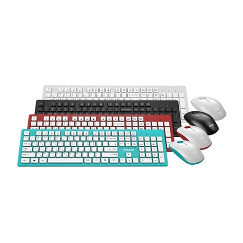 RIZUM RWS-101 무선 키보드 마우스 세트 [민트] - 에누리 가격비교
