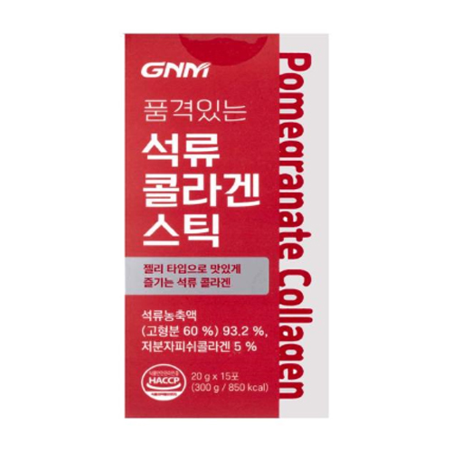 GNM자연의품격 품격있는 석류 콜라겐 스틱 20g 15포 [6개] - 에누리 가격비교
