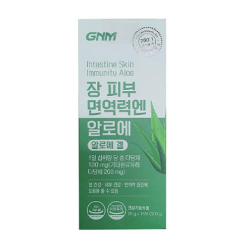 GNM자연의품격 장 피부 면역력엔 알로에 알로에겔 20g 15포 [3개] - 에누리 가격비교