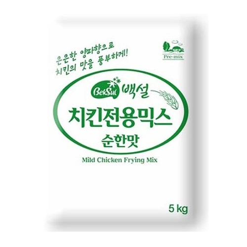 CJ제일제당 백설 치킨전용 믹스 순한맛 5kg[1개] - 에누리 가격비교